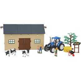 Jamara KIDS New Holland Farmer Set2 1:32 Kinderspielsachen Mehrfarbig