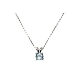 ZEEme Kette mit Anhänger 925/- Sterling Silber rhodiniert, weiß