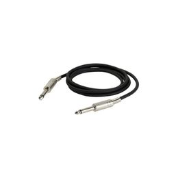 DAP-Audio Klinke-Klinke Kabel, 6,3mm Metall-Stecker, 1,5m schwarz, geschirmt