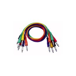 DAP-Audio Klinken Mono Patchkabel 90cm - gerade 6er