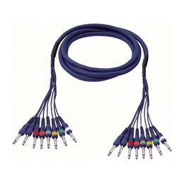 DAP-Audio Studiosnake 8 Way Jack Mono to Jack Mono 3m