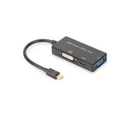 Digitus AV Konverter AK-340419-002-S [Mini-DisplayPort - HDMI, DVI, VGA] 3840 x 2160 Pixel