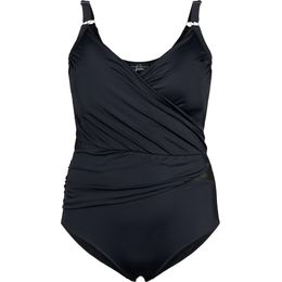 Swim By Zizzi Badeanzug 'SBASIC' Damen Gr&ouml;&szlig;e XL schwarz