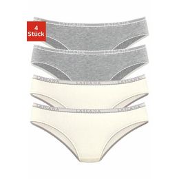 Lascana Slip mehrfarbig Gr. 32/34 für Damen. Mit Logobund. Nachhaltig.