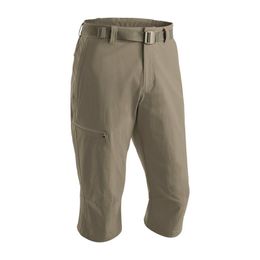 Maier Sports Caprihose Jennisei Funktionscapri aus atmungsaktivem, elastischem Material, beige