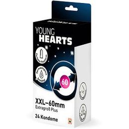 YOUNG HEARTS Kondome XXL - Extragroß Plus, 24 St.