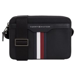 Tommy Hilfiger Mini Bag TH COATED CANVAS CAMERA BAG, mit charakteristischem Streifendetail, schwarz