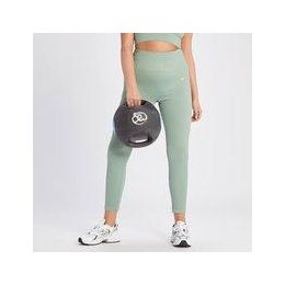 MP Damen TeMPo Rib Nahtlose Leggings – Salbeigrün - XS