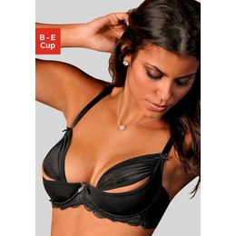 Petite Fleur Gold Büstenhebe schwarz Gr. 70C für Damen. Mit Bügel