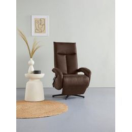 Sit & More sit&more TV-Sessel Tycoon, wahlweise manuell, mit zwei Motoren oder mit Akku oder mit 2 Motoren, braun