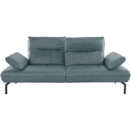Inosign Big-Sofa Marino, Armteil- und Rückenverstellung, wahlweise mit Sitztiefenverstellung, blau