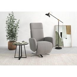 Sit & More sit&more TV-Sessel Grenoble, wahlweise mit 2 Motoren und Akku und Aufstehhilfe, grau