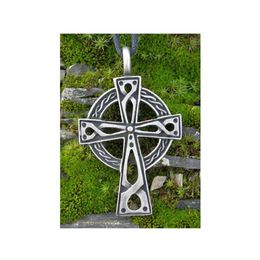 Adelia´s Adelia´s Amulett Anhänger Das Erbe der Nordländer Talisman, Keltisches Kreuz - Intuition und Inspiration, silberfarben