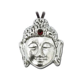 Adelia´s Adelia´s Amulett Anhänger Indische Symbole Talisman, Buddha - Erleuchtung, silberfarben