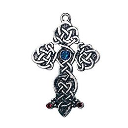 Adelia´s Adelia´s Amulett Anhänger Keltische Zauberei Talisman, Königin Guinevere's Kreuz - Wahre Liebe, silberfarben