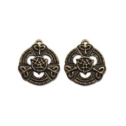 Adelia´s Adelia´s Amulett Anhänger Alte Symbole Talisman, Keltisches Triskel - Für Frieden, Schutz und Lebensenergie, silberfarben