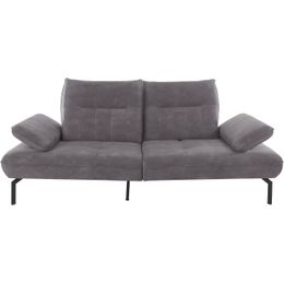 Inosign Big-Sofa Marino, Armteil- und Rückenverstellung, wahlweise mit Sitztiefenverstellung, grau