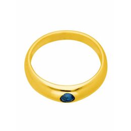 Adelia´s Adelia´s Kettenanhänger 333 Gold Anhänger Taufring mit Safir Ø 11,2 mm, 333 Gold mit Safir Goldschmuck für Damen, blau