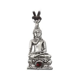 Adelia´s Adelia´s Amulett Anhänger Indische Symbole Talisman, Buddha - Erleuchtung, silberfarben