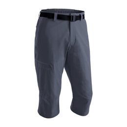 Maier Sports Caprihose Jennisei Funktionscapri aus atmungsaktivem, elastischem Material, grau