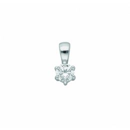 Adelia´s Adelia´s Kettenanhänger 925 Silber Anhänger mit Zirkonia, mit Zirkonia Silberschmuck für Damen, silberfarben