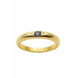 Adelia´s Adelia´s Kettenanhänger 333 Gold Anhänger Taufring mit Safir Ø 10,1 mm, 333 Gold mit Safir Goldschmuck für Damen, blau
