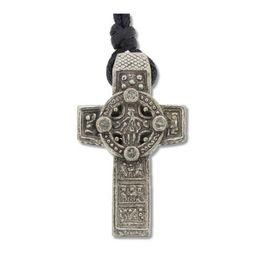 Adelia´s Adelia´s Amulett Anhänger Keltische Hochkreuze Talisman, Keltisches Hochkreuz von Clonmacnoise, silberfarben