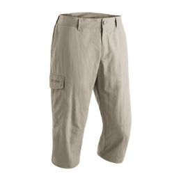 Maier Sports Caprihose Jens Vielseitige Funktionshose, perfekt zum Wandern und Freizeit, beige