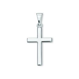 ONE ELEMENT Kettenanhänger Kreuz Anhänger aus 925 Silber, Damen Silber Schmuck, silberfarben