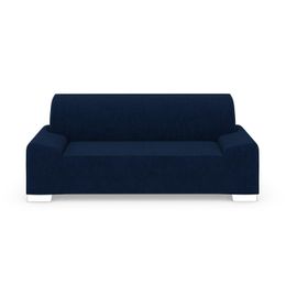 DOMO collection 2-Sitzer Anzio, Wahlweise mit Federkern, blau