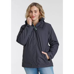 Jack Wolfskin Große Größen: 3-in-1-Funktionsjacke, graugrün, Gr.40