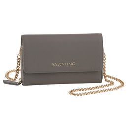 Valentino Handbags VALENTINO BAGS Geldbörse ZERO RE, mit Tragekettchen, grau