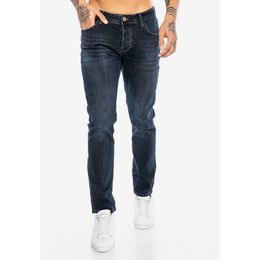 RED BRIDGE RedBridge Slim-fit-Jeans Tempe im coolen Slim Fit-Schnitt, blau|schwarz