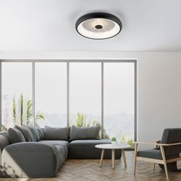 Leuchten Direkt LeuchtenDirekt VERTIGO Deckenleuchte LED Schwarz, 1-flammig, Fernbedienung