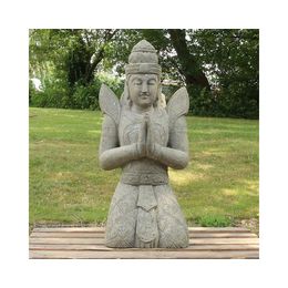 Oriental Galerie Dekofigur Buddha Figur Teppanom sitzend Steinfigur Greenstone Massiv 100 cm (1 St)