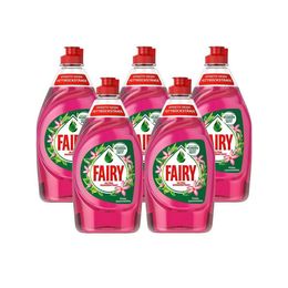 Fairy Fairy Spülmittel Ultra Konzentrat Pinke Jasminblüte 450ml gegen Fett (Geschirrspülmittel