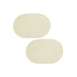 Haus und Deko Platzset, Platzset 2er Set oval ca. 45x30 cm Platzdeckchen Tischset geflochtene