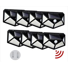 LifeImpree Außen-Wandleuchte 8 Stücks LED Solarleuchten