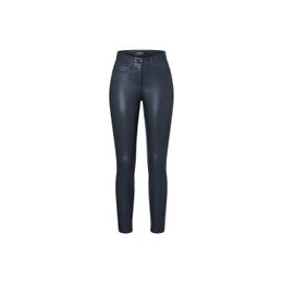 CAMBIO Slim-fit-Jeans Hose RAY in Lederoptik