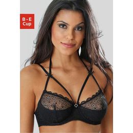 Petite Fleur Gold Büstenhebe schwarz Gr. 85B für Damen. Mit Bügel