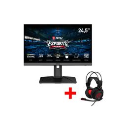 MSI Oculux NXG253R E-Sports Gaming-LED-Monitor (62,2 cm/25 ", 1920 x 1080 px, Full HD, 1 ms Reaktionszeit, 360 Hz, Rapid IPS, höhenverstellbar, 3 Jahre Herstellergarantie), schwarz