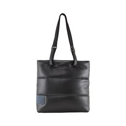 Tom Tailor Denim Damen Maly Shopper, schwarz, Uni, Gr. ONESIZE