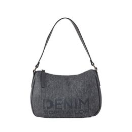 Tom Tailor Denim Damen Jessy Shopper, grau, Melange Optik, Gr. ONESIZE