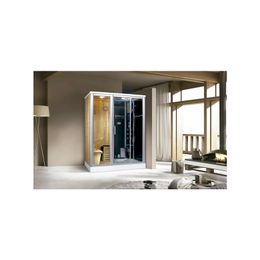 PureHaven Luxus 2in1 Finnische Sauna und Dampfdusche 170x100 cm für 2 Personen