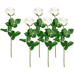 Kunstblume, Creativ green, Höhe 69 cm, weiß