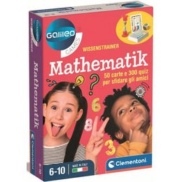 Clementoni® Spiel, Quizspiel Galileo, Wissenstrainer Mathematik, Made in Europe, bunt