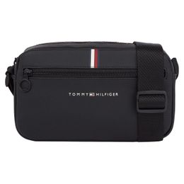 Tommy Hilfiger Mini Bag TH ESSENTIAL PIQUE EW REPORTER, mit charakteristischem Streifendetail, schwarz