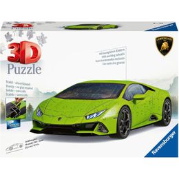 Ravensburger 3D-Puzzle Lamborghini Huracán EVO - Verde, 108 Puzzleteile, FSC® - schützt Wald - weltweit, bunt
