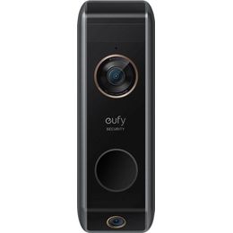 Eufy Security by ANKER Video Doorbell Dual 2K Überwachungskamera (Außenbereich), schwarz