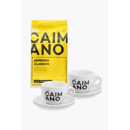 Caffè Caimano Caffè Caimano Espresso Classico 1kg & 2 Cappuccinotassen zum Aktionspreis